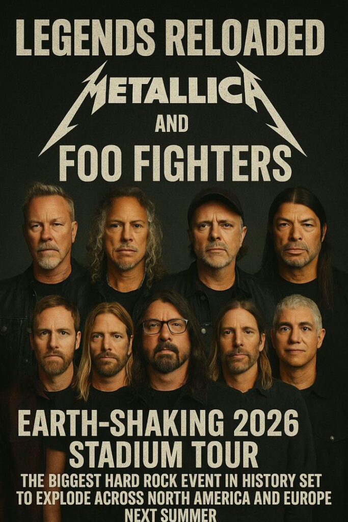 LEGENDS RELOADED: Metallica and Foo Fighters Reunite for Earth-Shaking ...