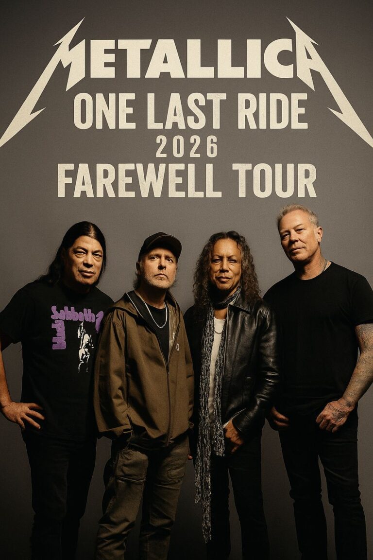 New Era: Metallica Announces 2026 Farewell Tour ‘One Last Ride’ Marks ...