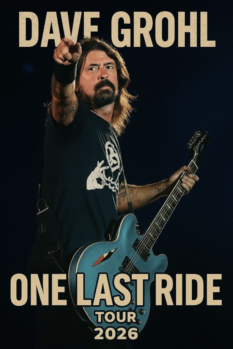 Dave Grohl Announces 2026 Tour “One Last Ride” — A Defiant Farewell ...