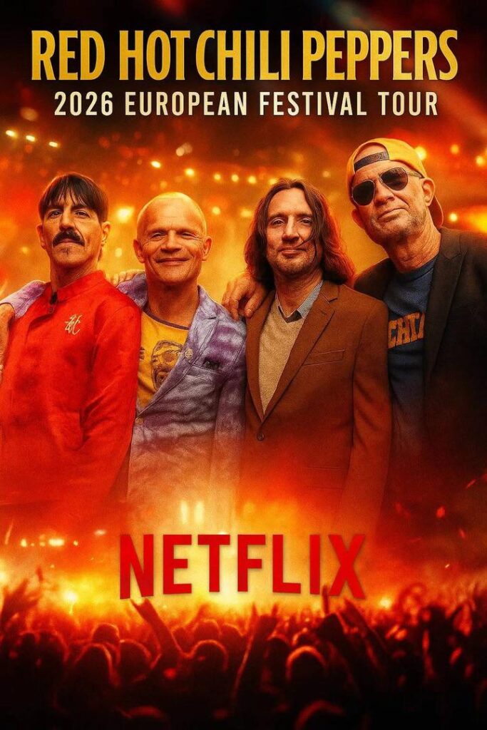 Netflix Presents: Red Hot Chili Peppers Set Europe on Fire — The Explosive 2026 Festival Tour ...