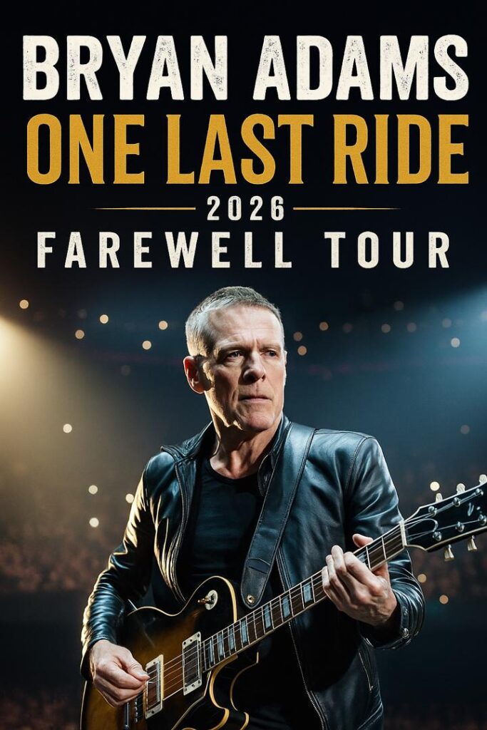 New Era: Bryan Adams Announces 2026 Farewell Tour ‘One Last Ride’ Marks ...
