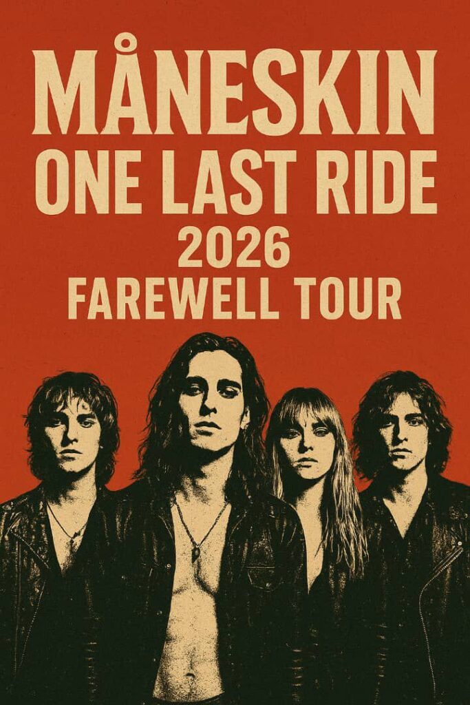 New Era: Måneskin Announces 2026 Farewell Tour ‘One Last Ride’ Marks ...