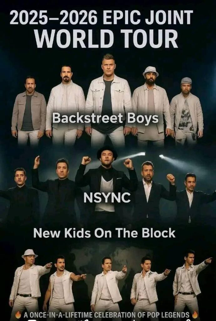 LEGENDS OF POP UNITED: Backstreet Boys, NSYNC, and New Kids on the Block Join Forces for a ...