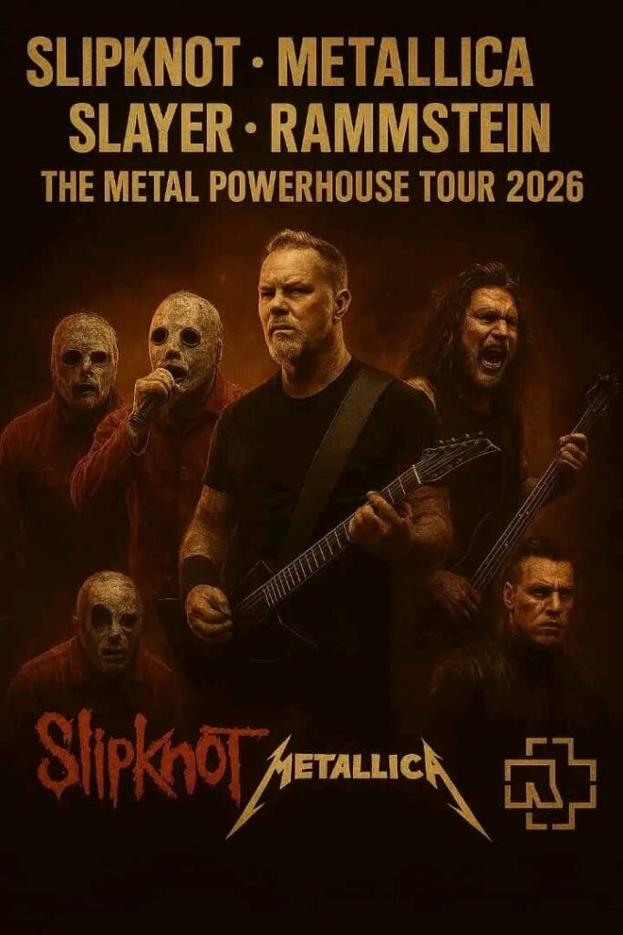 BREAKING: SLAYER, METALLICA, SLIPKNOT & RAMMSTEIN ANNOUNCE MASSIVE 2026 ...