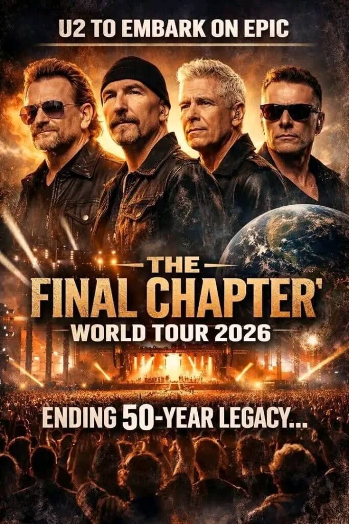 U2 Announces Their Emotional Final Bow — A 2026 World Tour That Marks ...