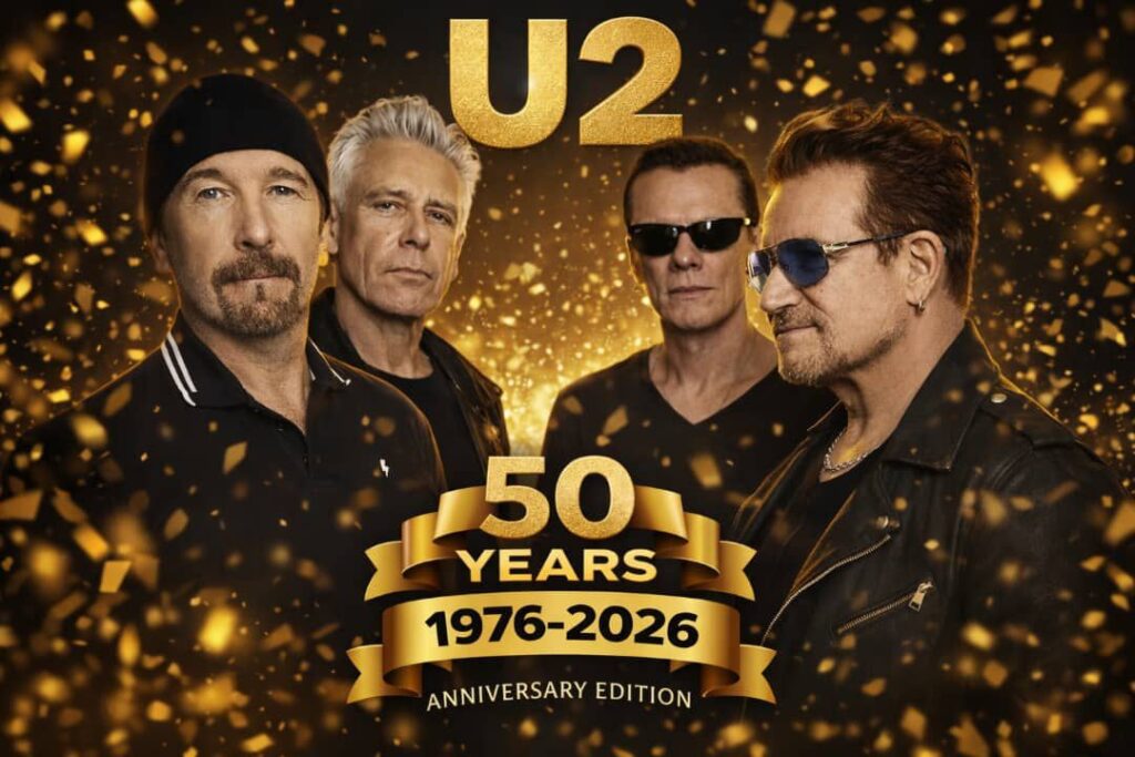 50 ICONIC YEARS — U2: The Band That Changed the World (1976–2026)
