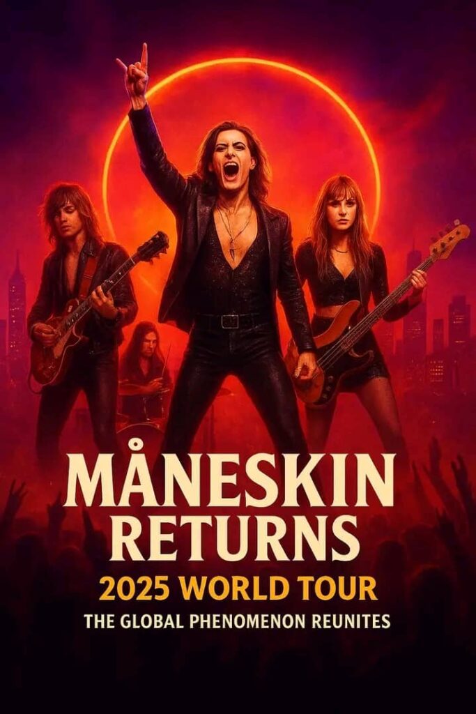 Måneskin Announce Grand Farewell 2026 Tour — 'One Last Ride' Set to Be ...