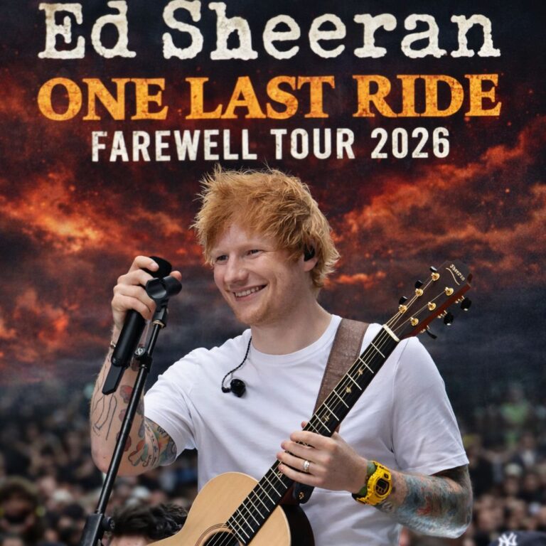 Ed Sheeran Announces 2026 Farewell Tour: ‘One Last Ride’ Marks the End ...