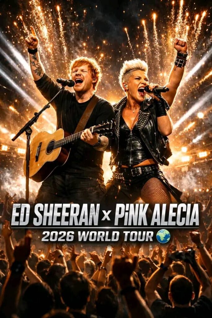 Hip-hop Meets Pop: ED SHEERAN & P!NK ALECIA Unite for Explosive 2026 ...