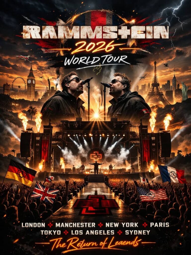 Rammstein Announces Epic 2026 Tour: Full List of Cities and Dates ...